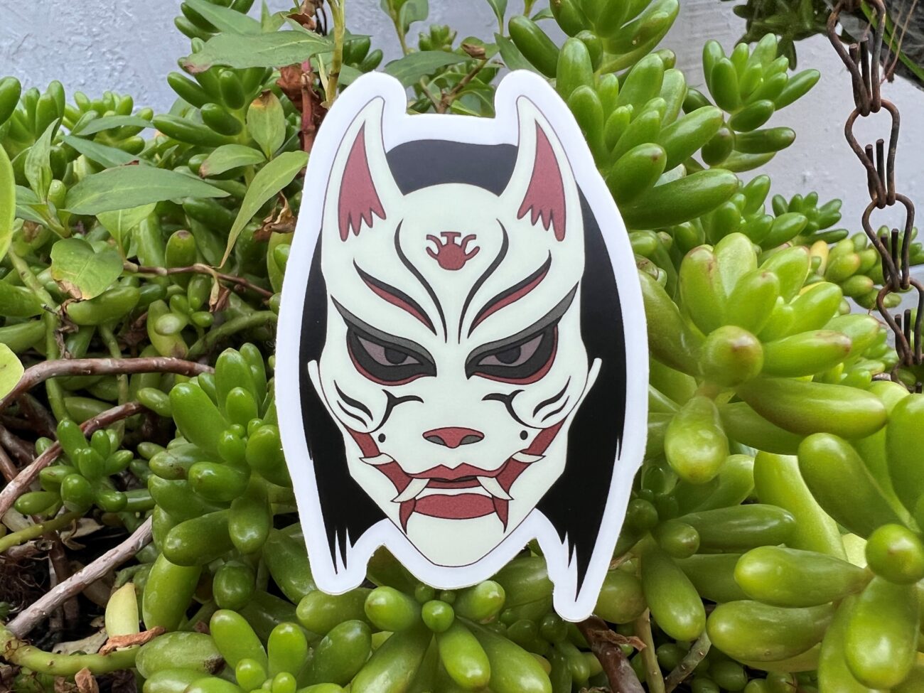 Kyubi Kitsune Mask - Call of Duty Warzone Sticker - xMdrn